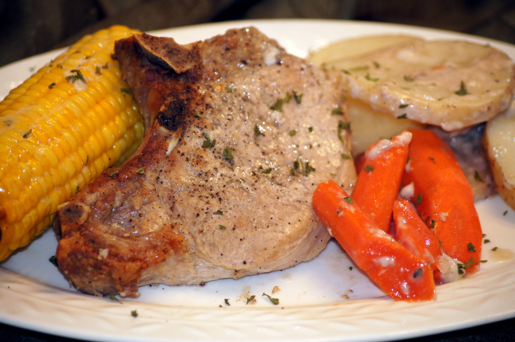 One-Pot Pork Dinner - Three Guys Outside